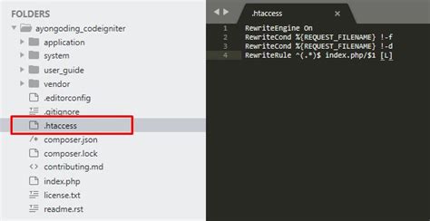 Menghilangkan Indexphp Di Codeigniter Ayo Ngoding