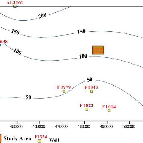 Resistivity Map At A Depth Of 75 M Below Ground Surface Coordinates