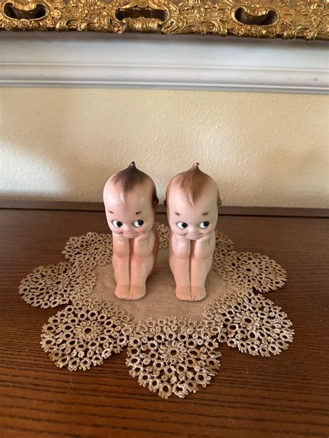 Vintage Chalkware Rose Oneill Kewpie Figurine Etsy In 2025 Kewpie