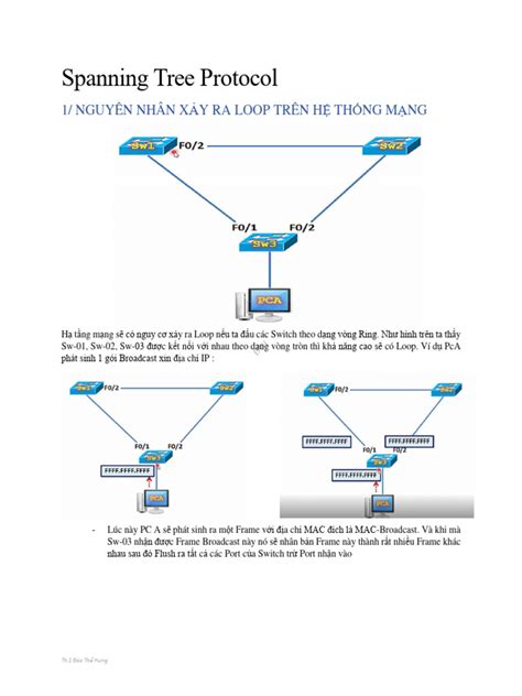 spanning tree protocol pdf