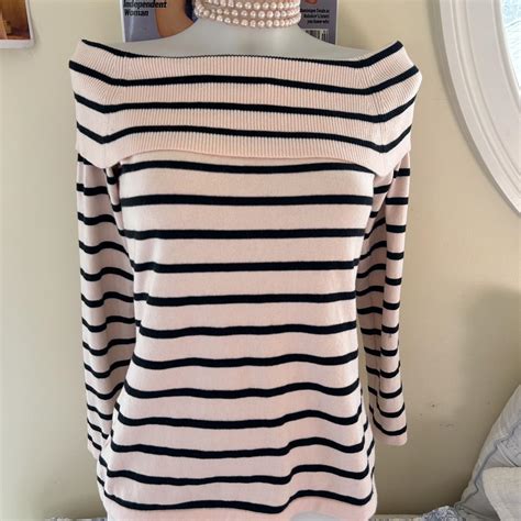 Lily Pulitzer Size Sm Soft Pink And Black Striped Depop