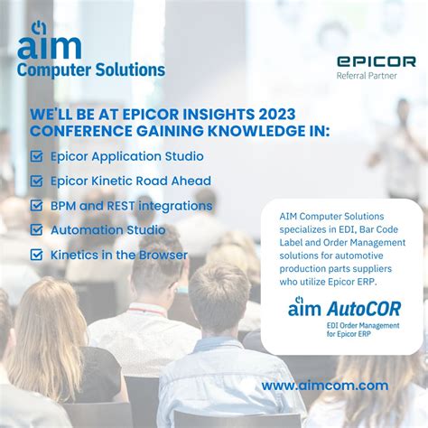 Aim Computer Solutions Inc On Linkedin Aim Epicorinsights Automotiveindustry