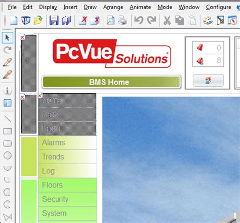 graphical objects are missing after migrating to pcvue 11 or later