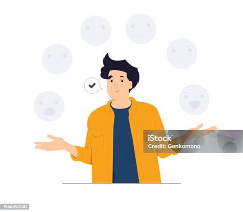 정서적 균형은 감성 지능 기분의 정의를 개발합니다 의식 자기 개발 및 자기 통제 캐릭터 저글링 이모티콘 개념 그림 감정에 대한 스톡 벡터 아트 및 기타 이미지 Istock