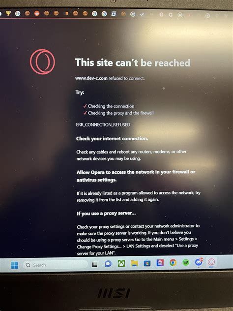 Why Do I Get This Error When Trying To Access The Official Website To
