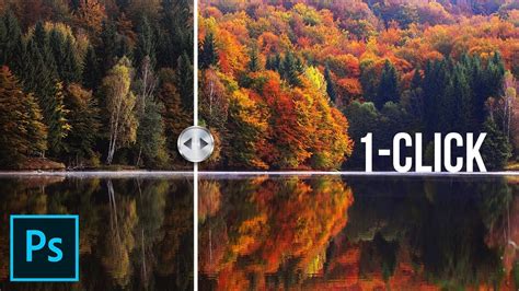 Boost And Enhance Colors With One Click In Photoshop Youtube