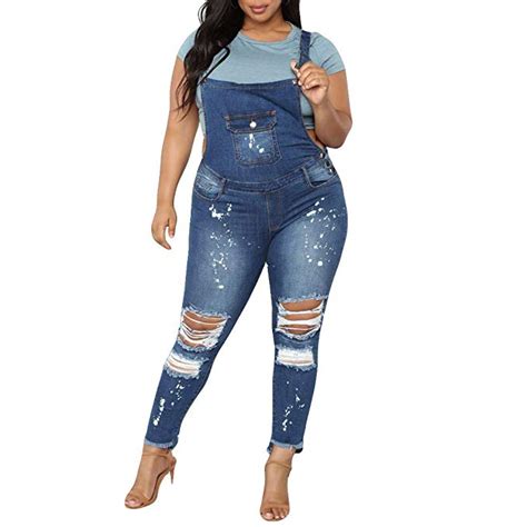 Plus Size Denim Jumpsuit 2