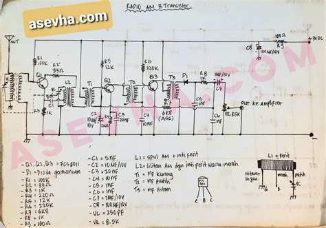 Skema Rangkaian Radio Am 3 Volt Dengan 3 Transistor Tutorial Desain And Hoby