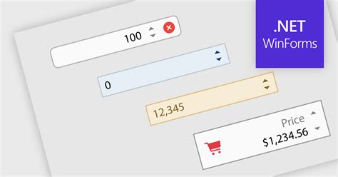 Ensure Accurate Input With Numeric Spin Controls
