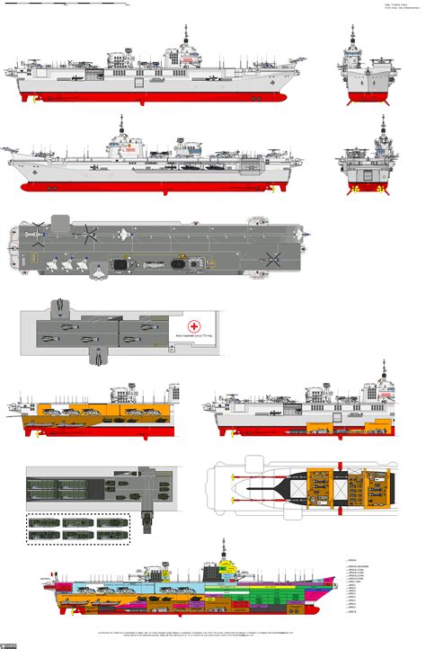 Italian Navy Newest Lhd Trieste L9890 Layouts 23143528 Rwarshipporn