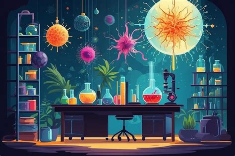 Premium Photo Depict A Section Of The Lab Focused On Studying The Behavior Of Exotic Particles