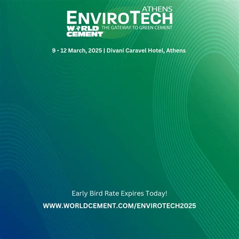 Envirotech2025 Cement Decarbonisation Conference Worldcement