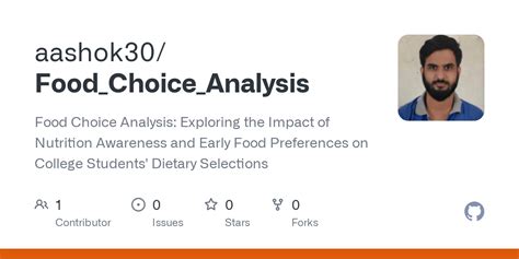 Github Aashok30foodchoiceanalysis Food Choice Analysis Exploring