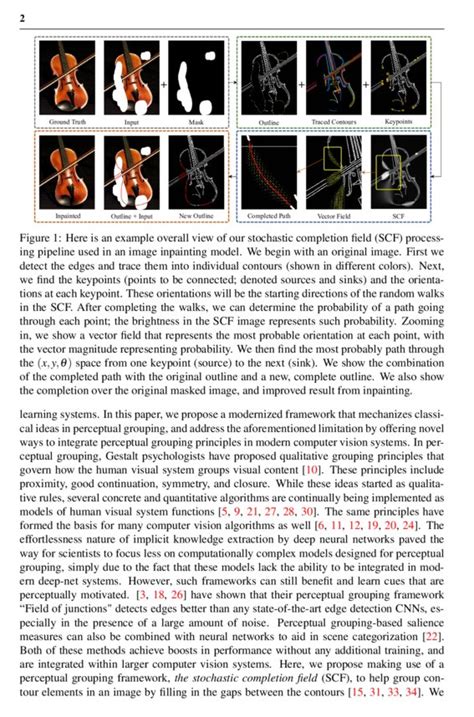 Contour Guided Image Completion With Perceptual Grouping Deepai