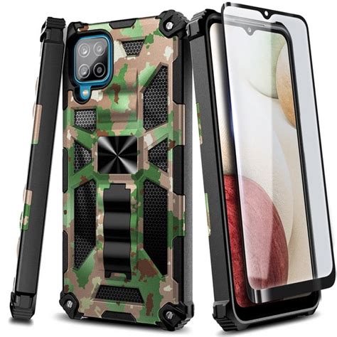 Samsung Galaxy A12 5g Phone Case With Tempered Glass Screen Protector