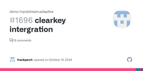 Clearkey Intergration · Issue 1696 · Xbmcinputstreamadaptive · Github