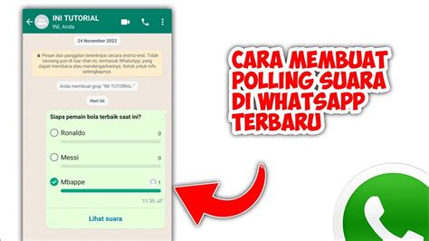 Cara Membuat Polling Suar di WhatsApp - YouTube