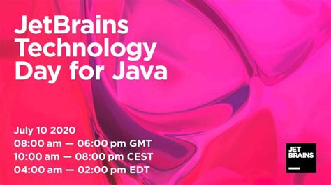 Svetlana Lazarenko On Linkedin Jetbrains Technology Day For Java