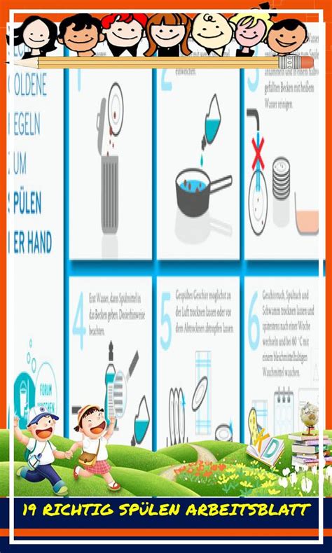 19 Richtig Spülen Arbeitsblatt Allgemeine Arbeitsblätter