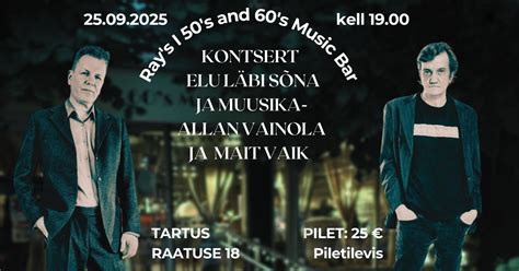 Elu Läbi Sõna Ja Muusika Allan Vainola Ja Mait Vaik Tartu Ja Lõuna