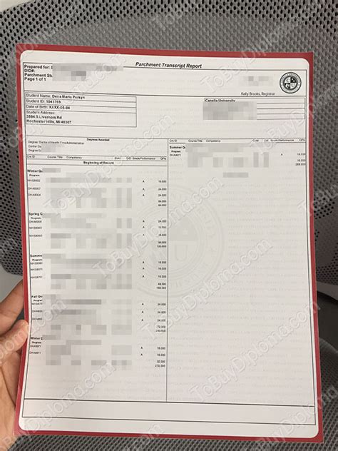 Buy California State University Northridge Official Transcript Csun
