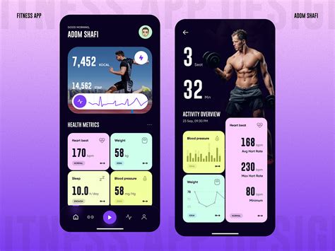 Gym App Designs Themes Templates And Downloadable Graphic Elements On