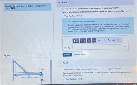Solved Consider The Frame Shown In Figure Suppose That Chegg Com