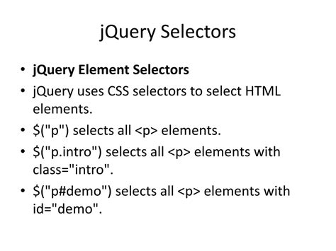 Ppt Jquery A Javascript Library Hard Things Made Eas Ier
