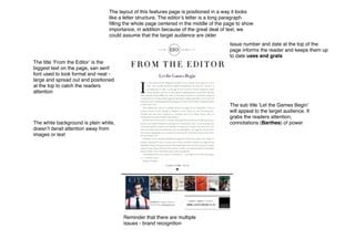 Codes And Conventions Editorial Page PDF