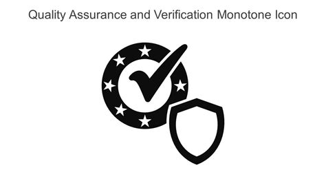 Quality Assurance And Verification Monotone Icon In Powerpoint Pptx Png And Editable Eps Format