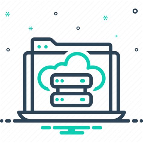 Hosted Cloud Server Networking Computing Connecting Data Center Icon Download On Iconfinder