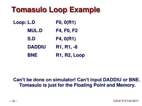 lecture 10 tomasulo s algorithm ppt download