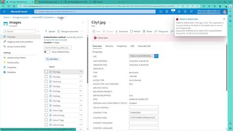 Configure Blob Data Retention Policies KodeKloud Notes