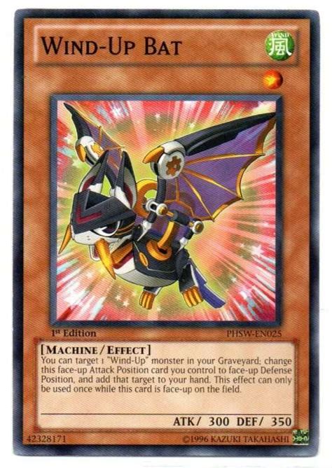 Trading Cards Yu Gi Oh Wind Up Bat 1st Ed Common Photon