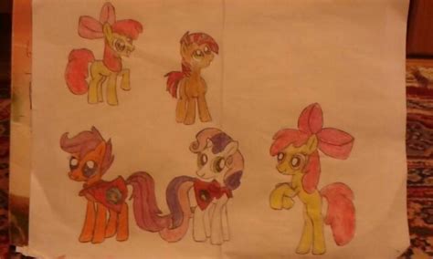 Cutie Mark Crusaders And Babs Seed By Etuety On Deviantart