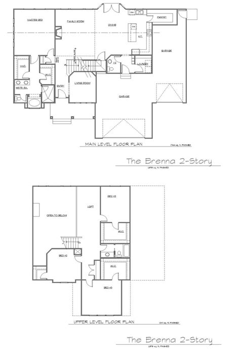 The Brenna 2 Story Floor Plan Floor Plans How To Plan Keller