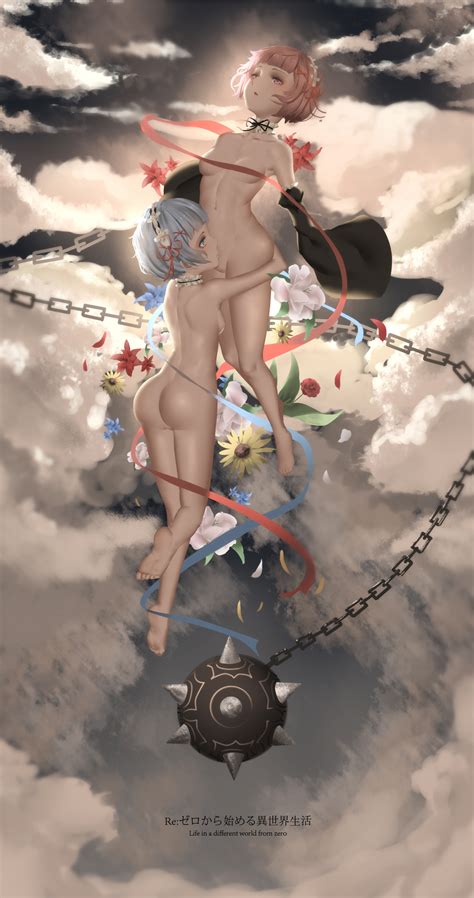 Rem And Ram Re Zero Kara Hajimeru Isekai Seikatsu Drawn By Hk Hk