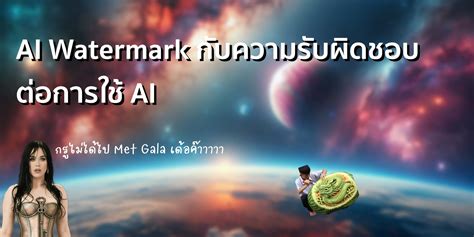 Ai Watermark กับความรับผิดชอบต่อการใช้ Ai Arnondora