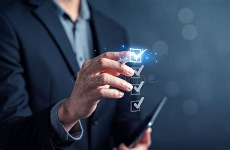 Digital Guarantee Checkmark Business Checking Quality Assurance Qa Or Qc Management