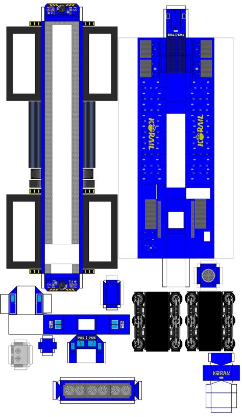 7300호대 디젤 기관차 종이모형 전개도 네이버 블로그