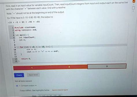 Solved C Read Inputcount Integers From Input And Output Each On The