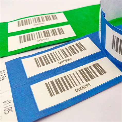 Wristband With QR Code Or Barcode Read More Here