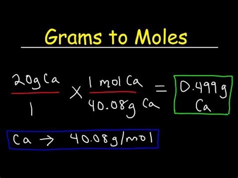 How Do You Calculate Mmol