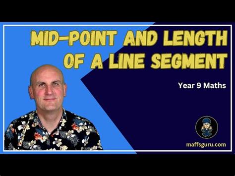 Midpoint And Length Of A Line Segment