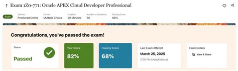 Oracle Certification Cloud Developer Oraclecertified Oracleapex
