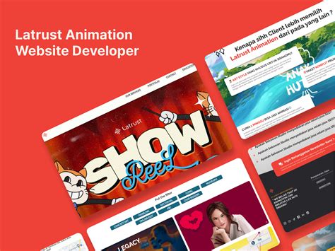 animation website design by hanif muflih on dribbble