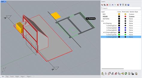 Section Tool Workflow And Assigning Attributes Serengeti Rhino Wip