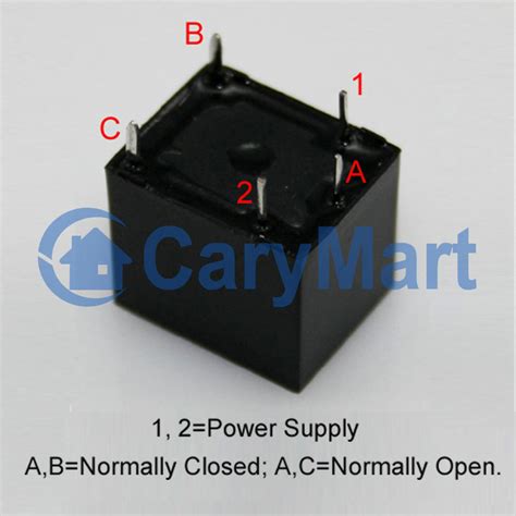5A 5V 9V 12V 24V Relay Normally Open Normally Closed
