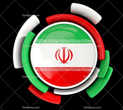 تصویر پرچم ایران گرافیکی