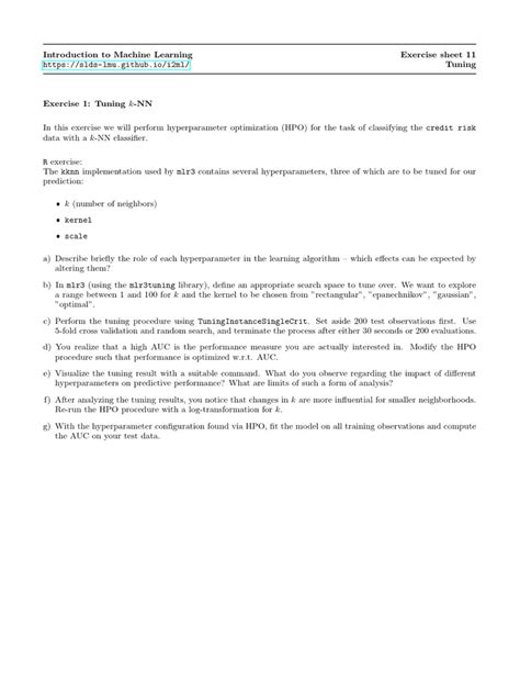 Ex Tuning Download Free Pdf Cross Validation Statistics